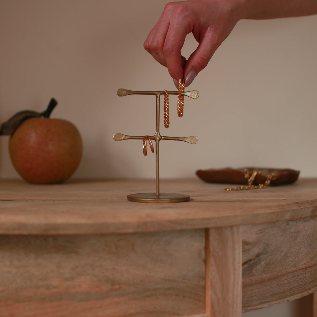 Gold Jewellery Stand – Oba Home