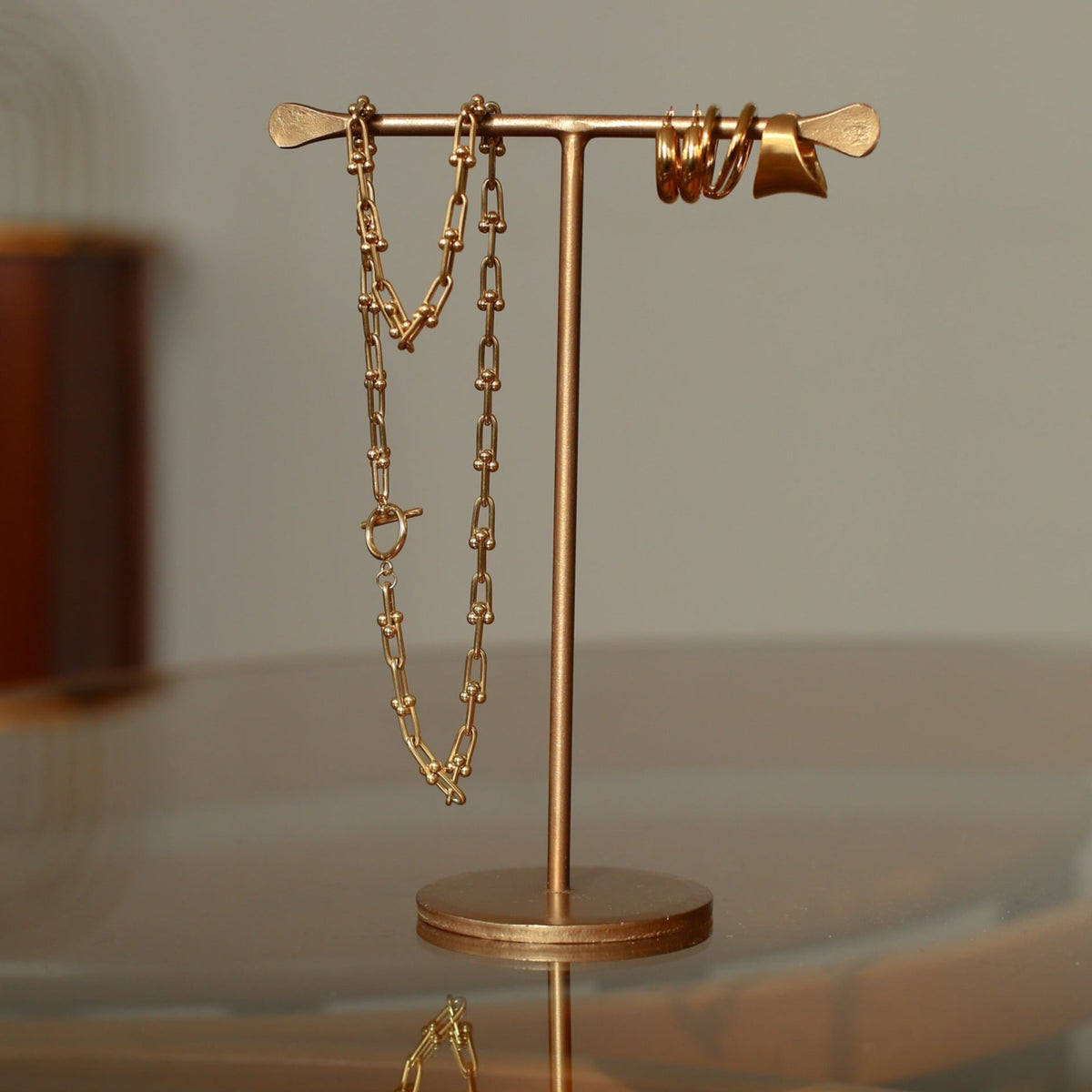 Gold Jewellery Stand – Oba Home